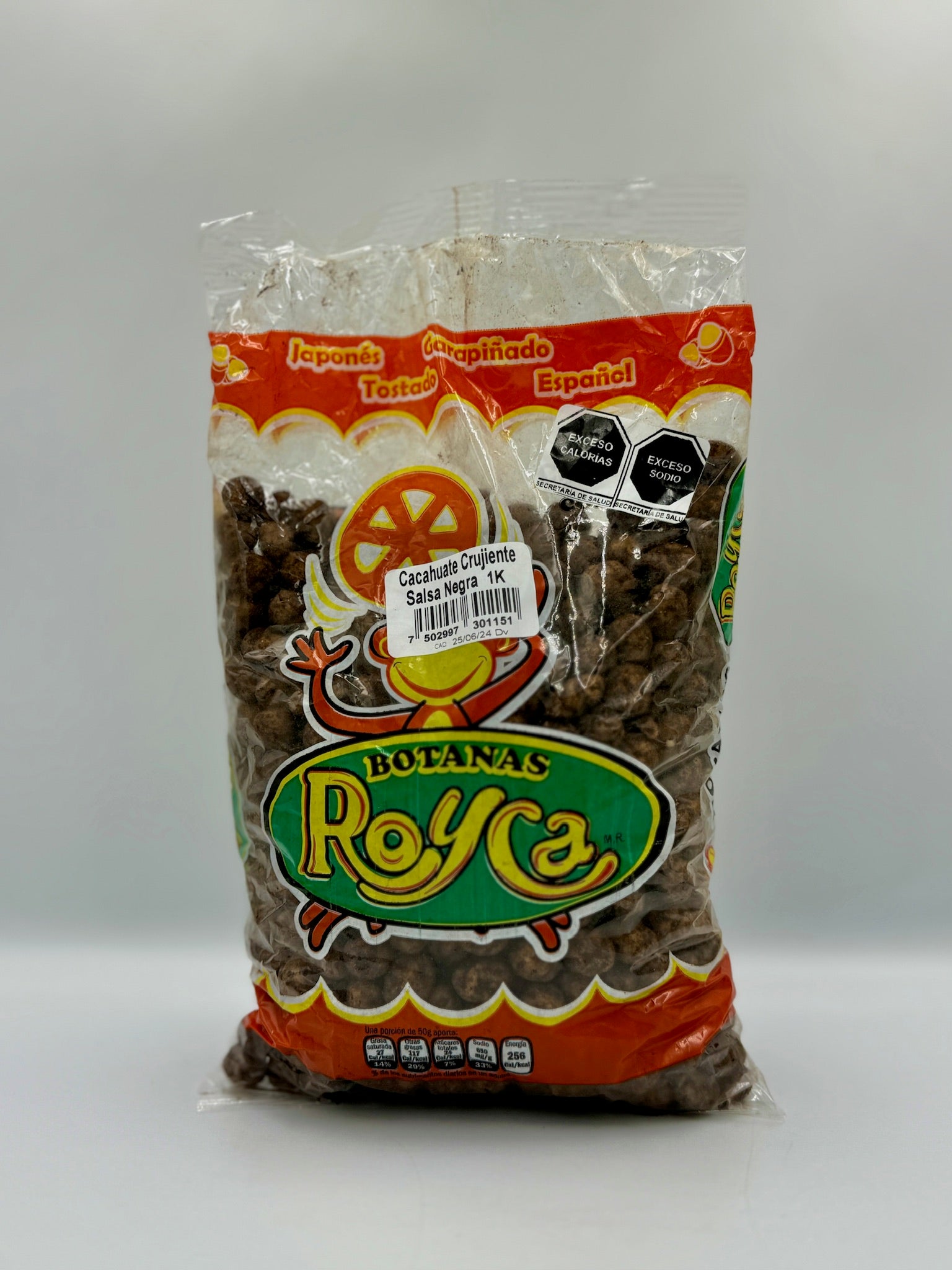 Crujiente salsa negra – Botanas Royca